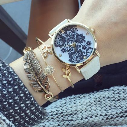 Lace Print Watch on Luulla