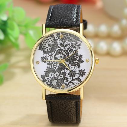 Lace Print Watch on Luulla